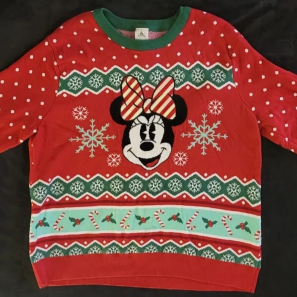 Disney | Sweaters | Vintage Retired Disney Minnie Mouse 2xl Oversized ...
